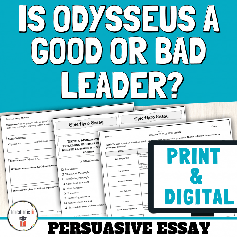 The Odyssey Argumentative Essay – What Type of Leader is Odysseus ...